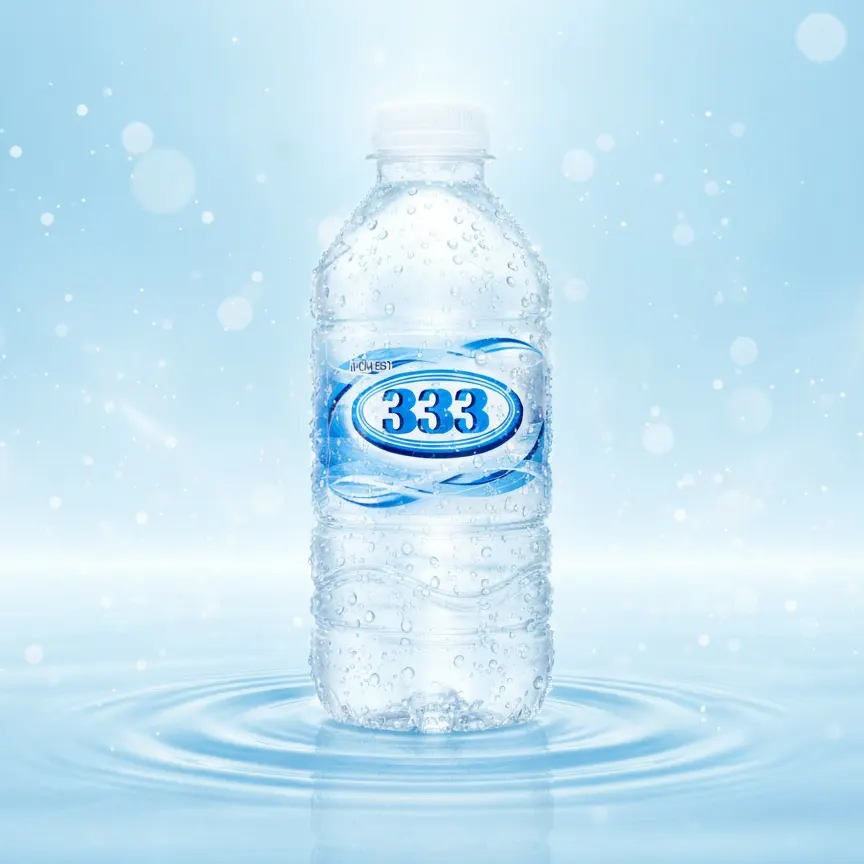 OEM น้ำดื่ม ขายส่งน้ำดื่ม มาตรฐาน HACCP HALAL - 333 Water